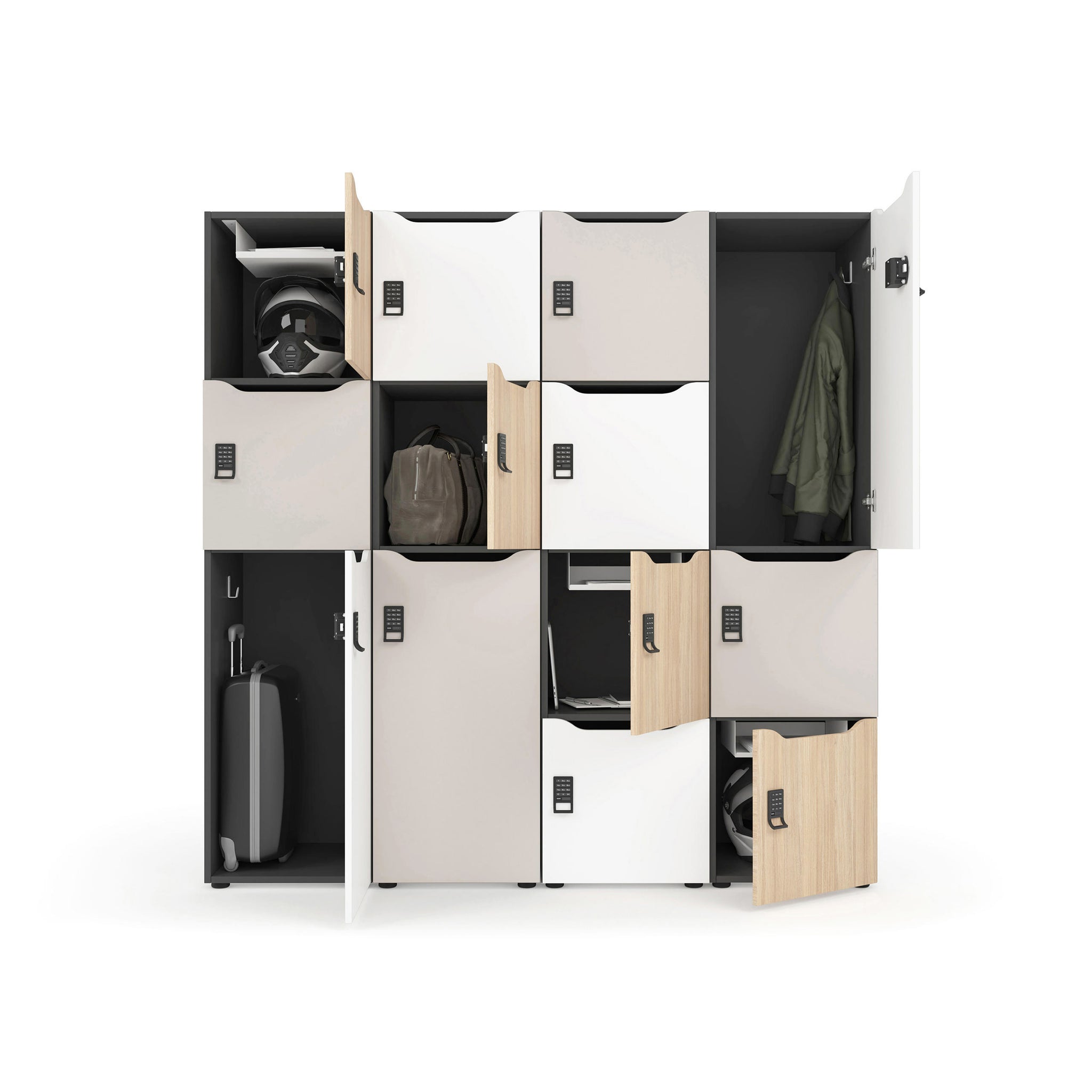 Schulspinde mit Briefeinwurf & Zahlenschloss – Sicher & Praktisch | Kibemo